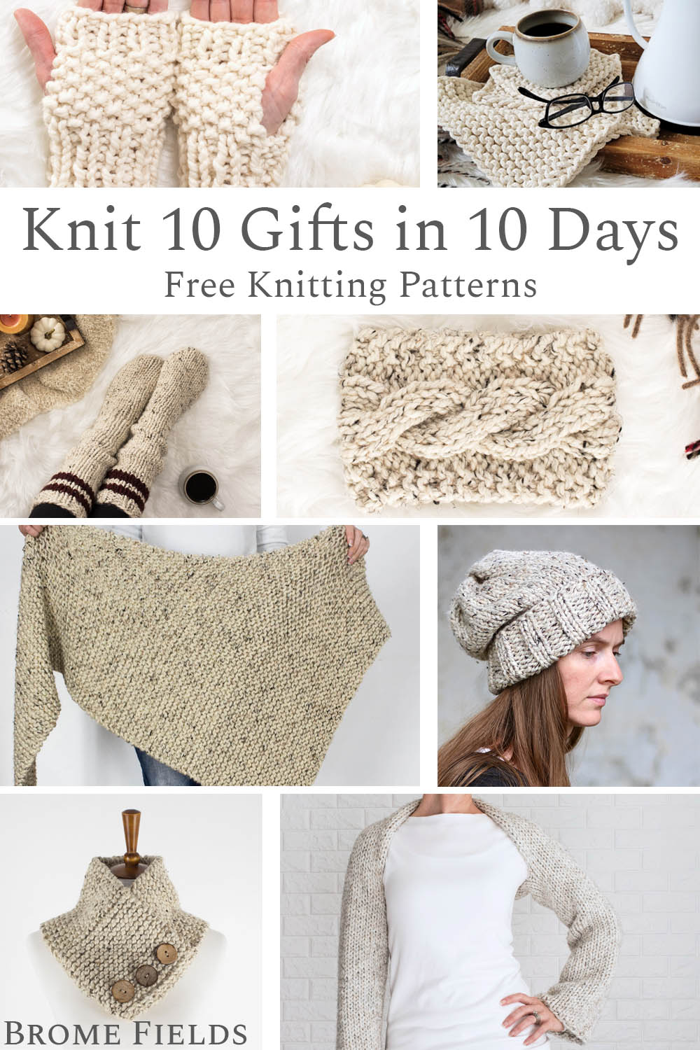Last Minute Knitted DIY Gift Ideas - 10 Fast & Free Cozy Patterns