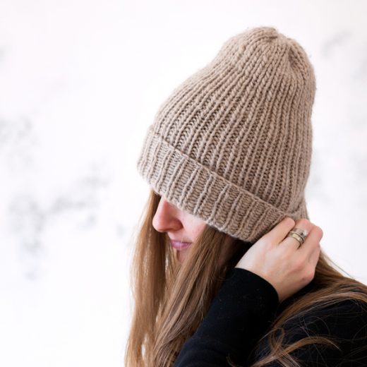Loyal Slouchy Hat Knitting Pattern : Brome Fields