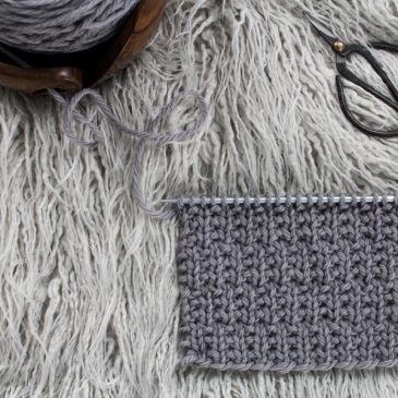 Alternating Broken Rib Knit Stitch Pattern : Brome Fields