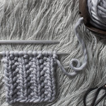 Seed Rib Stitch Knit Stitch Pattern : Brome Fields