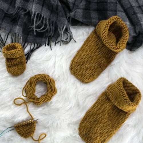 Chunky Sock Knitting Pattern : Knit a Gift Now