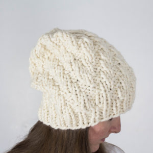 Fireside Chevron Hat Knitting Pattern : Brome Fields
