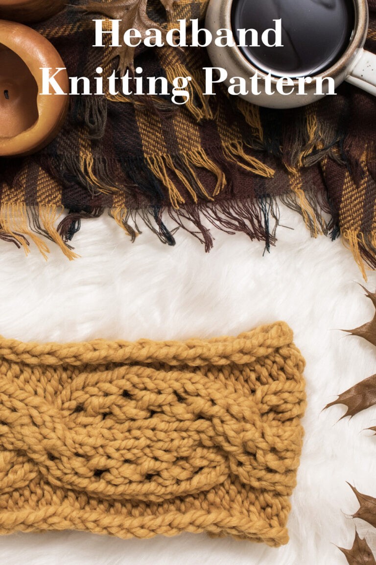 Chunky Cable & Lace Headband Knitting Pattern : See it Now