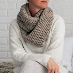 Infinity Scarf Knitting Pattern : Brome Fields