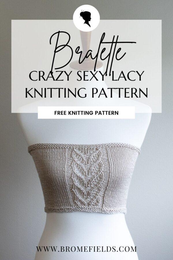 Knitted Bralette Crop Top Pattern : Get it Here