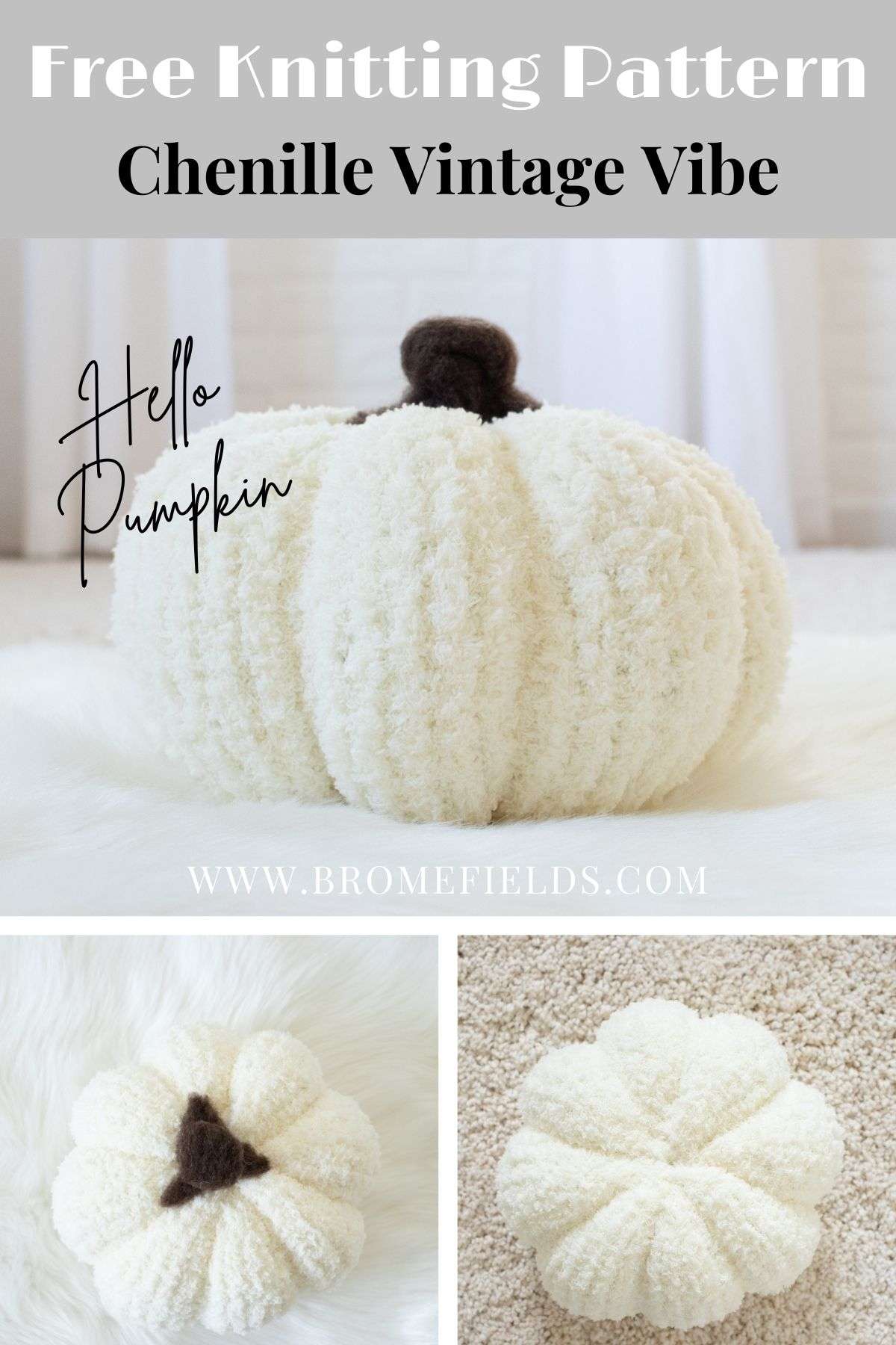 Easy Knit Pumpkin Pattern : Get it Here