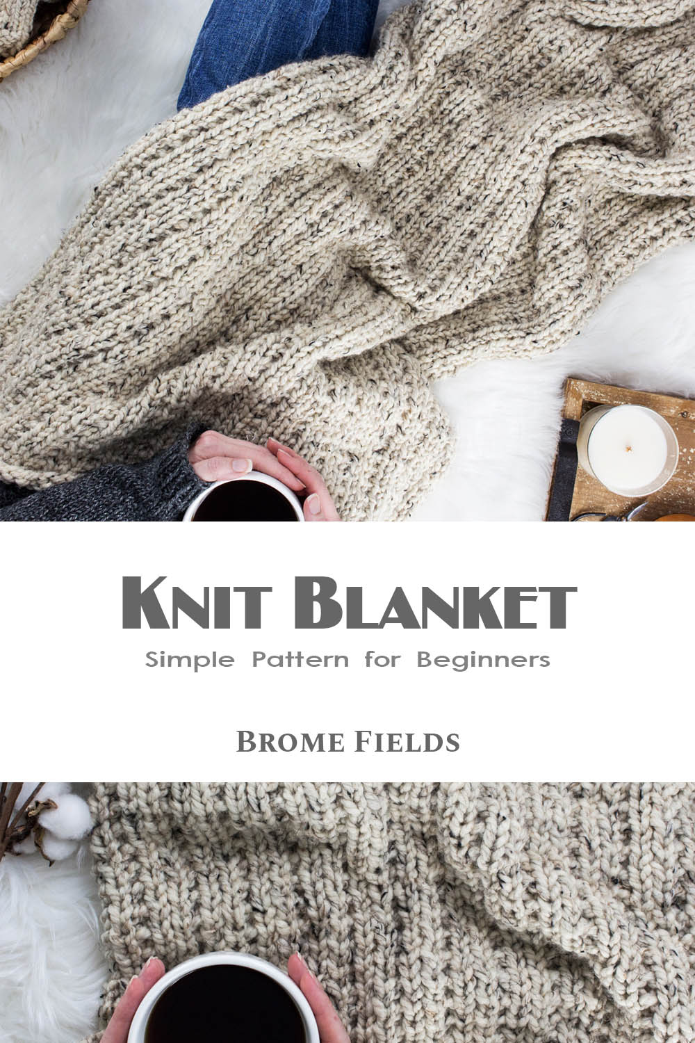 Quick Knit Blanket Pattern : FREE Knitting Pattern