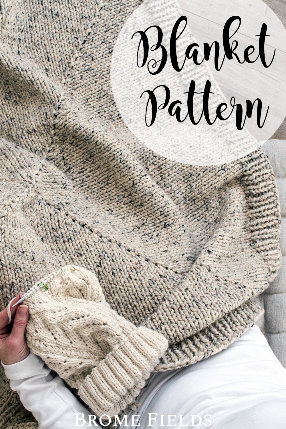 Square Knitted Blanket Pattern : Free Knitting Pattern