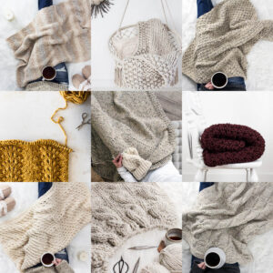 Blanket Knitting Patterns Free : Brome Fields