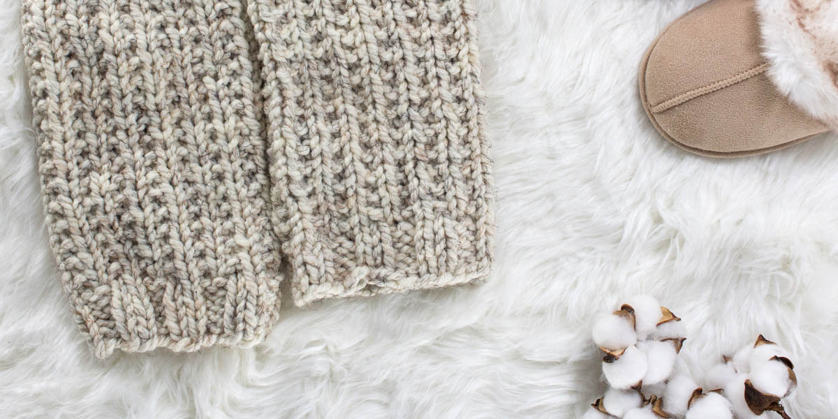 Chunky Leg Warmers : Free Knitting Pattern : Brome Fields