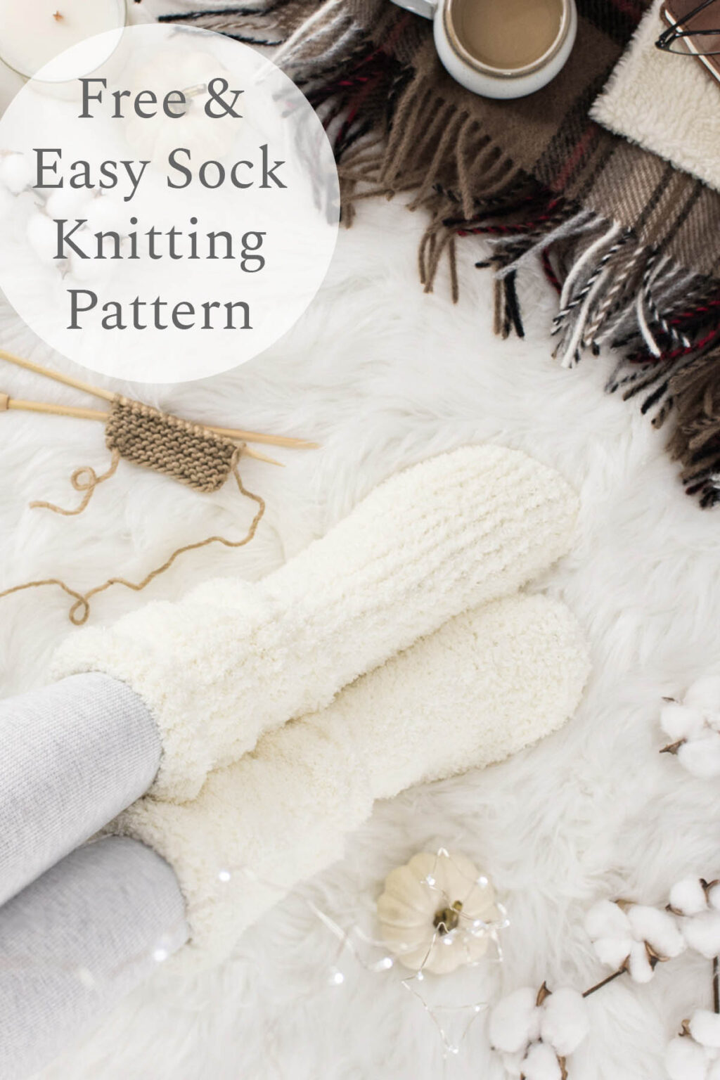 Simple Sock Knitting Pattern : Brome Fields