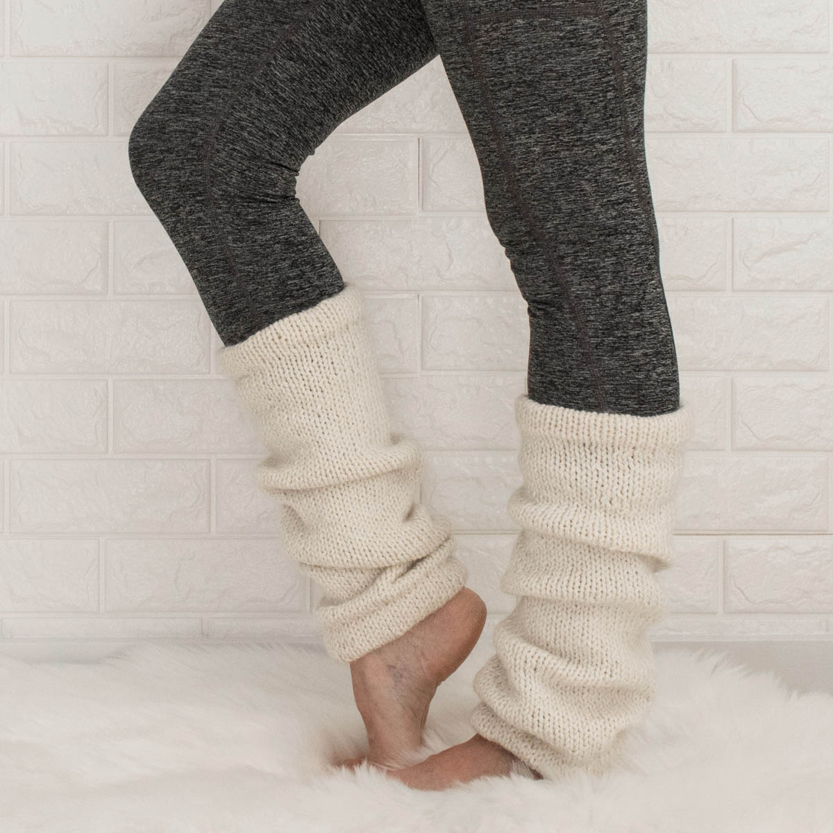 Guilty Pleasure Bulky Leg Warmer Knitting Pattern Brome Fields