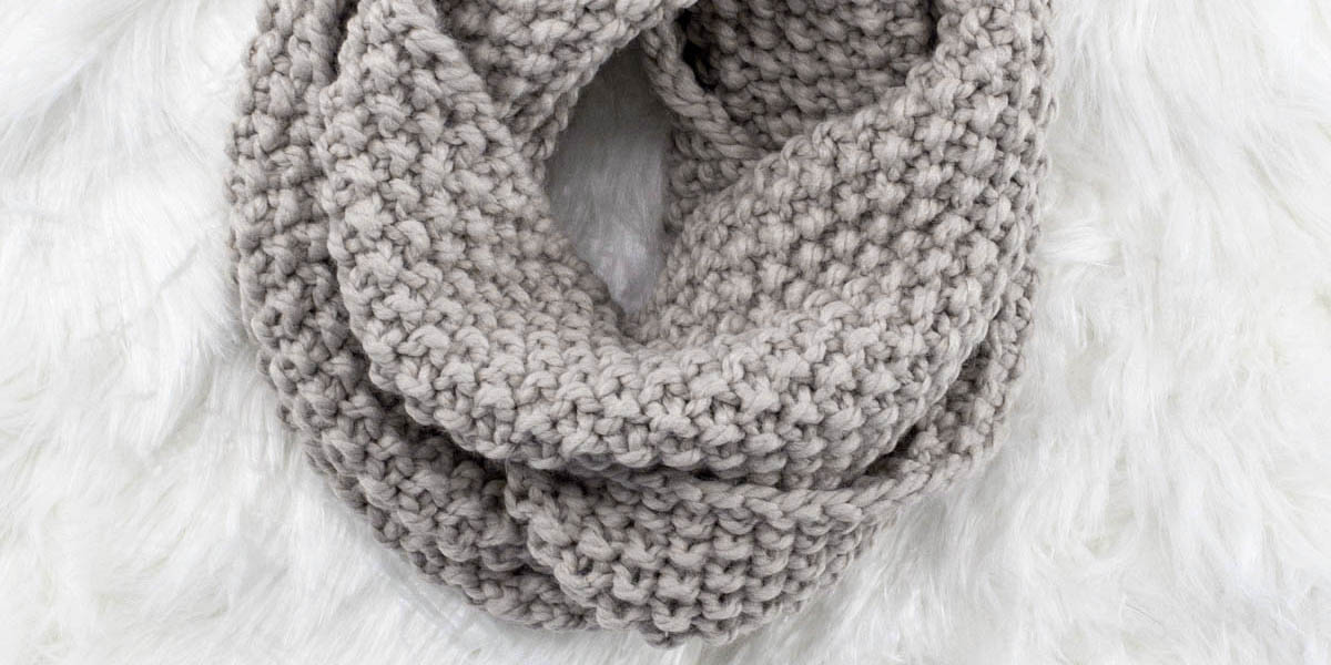 Perfect Seed Stitch Cowl : Free Knitting Pattern : Brome Fields