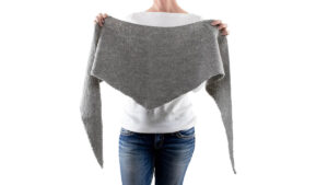 How to Knit a Skinny Triangle Scarf : Brome Fields