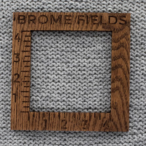 How to Knit a Skinny Triangle Scarf : Brome Fields