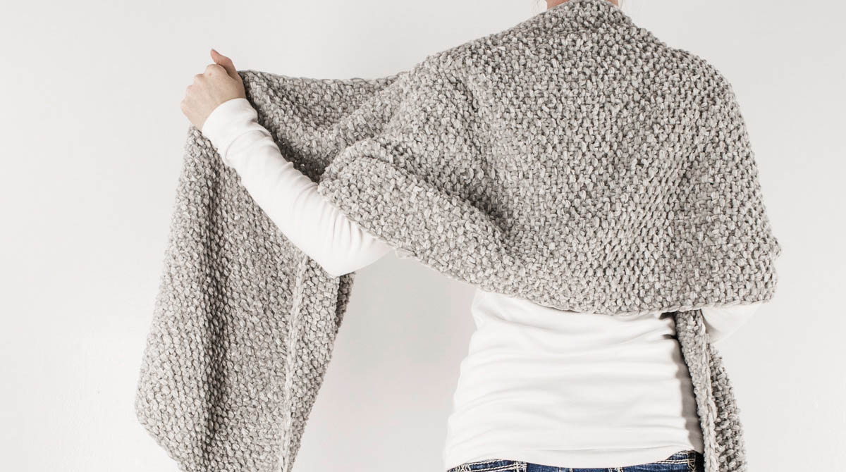 Velvet Textured Scarf Pattern : Free Knitting Pattern : Brome Fields