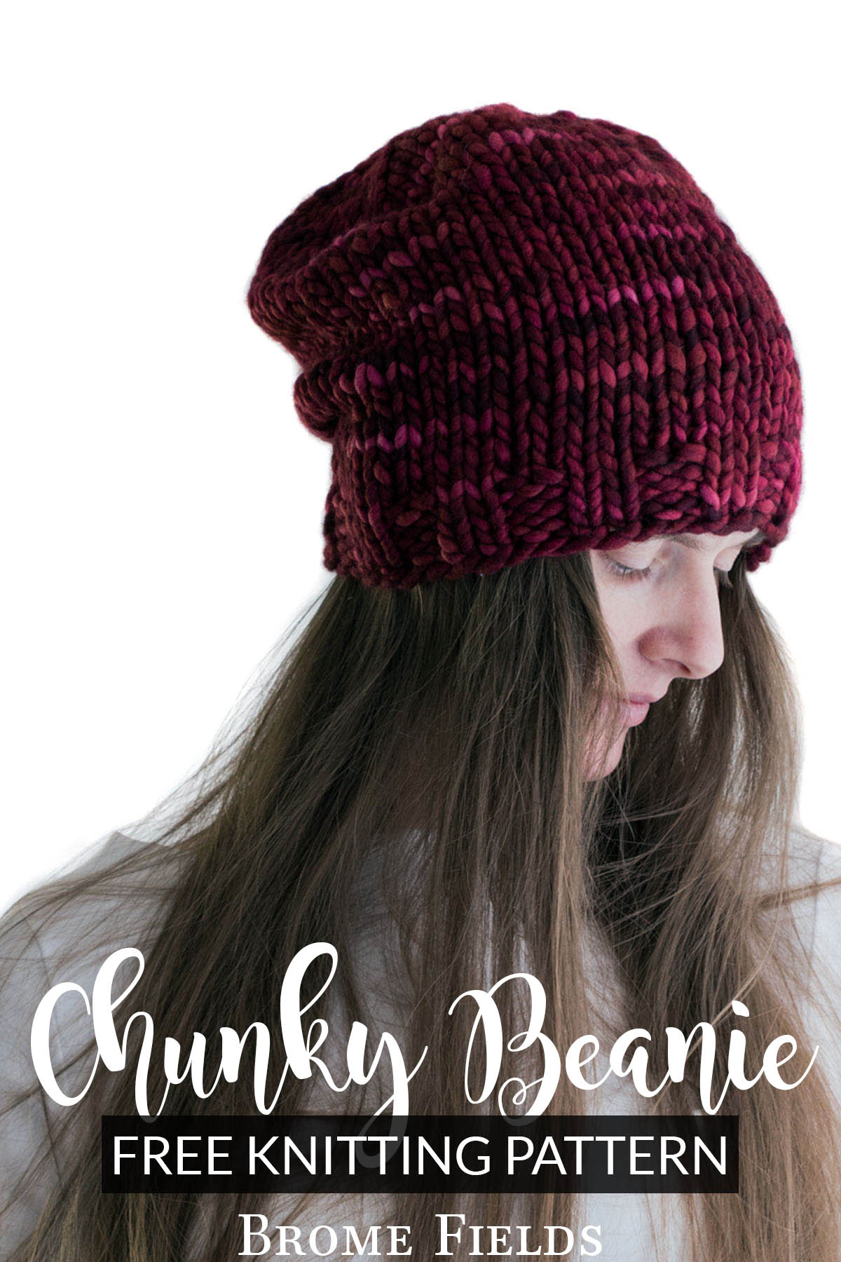 Chunky Beanie Hat Knitting Pattern : Brome Fields