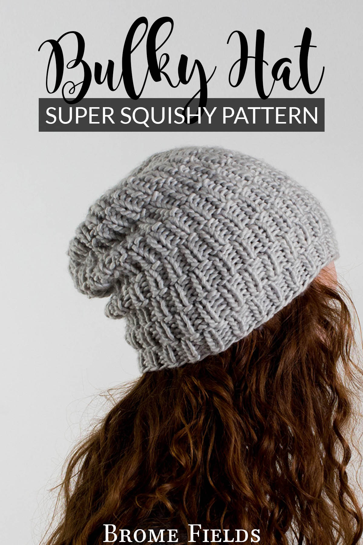 Chunky Hat Knitting Pattern : Brome Fields