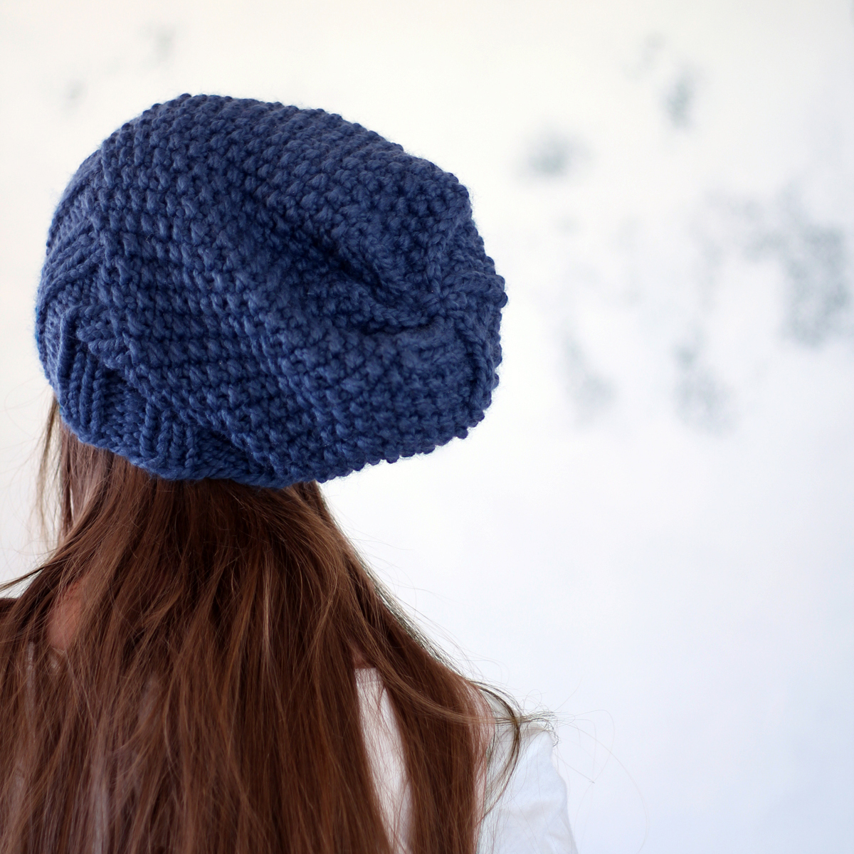 Knitting Pattern for a Beanie Hat : Brome Fields