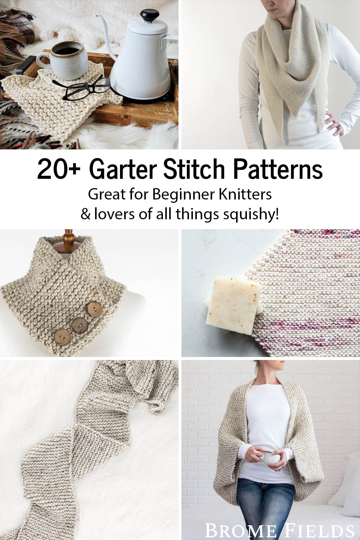 20+ Garter Stitch Knitting Patterns : FREE Beginner Patterns