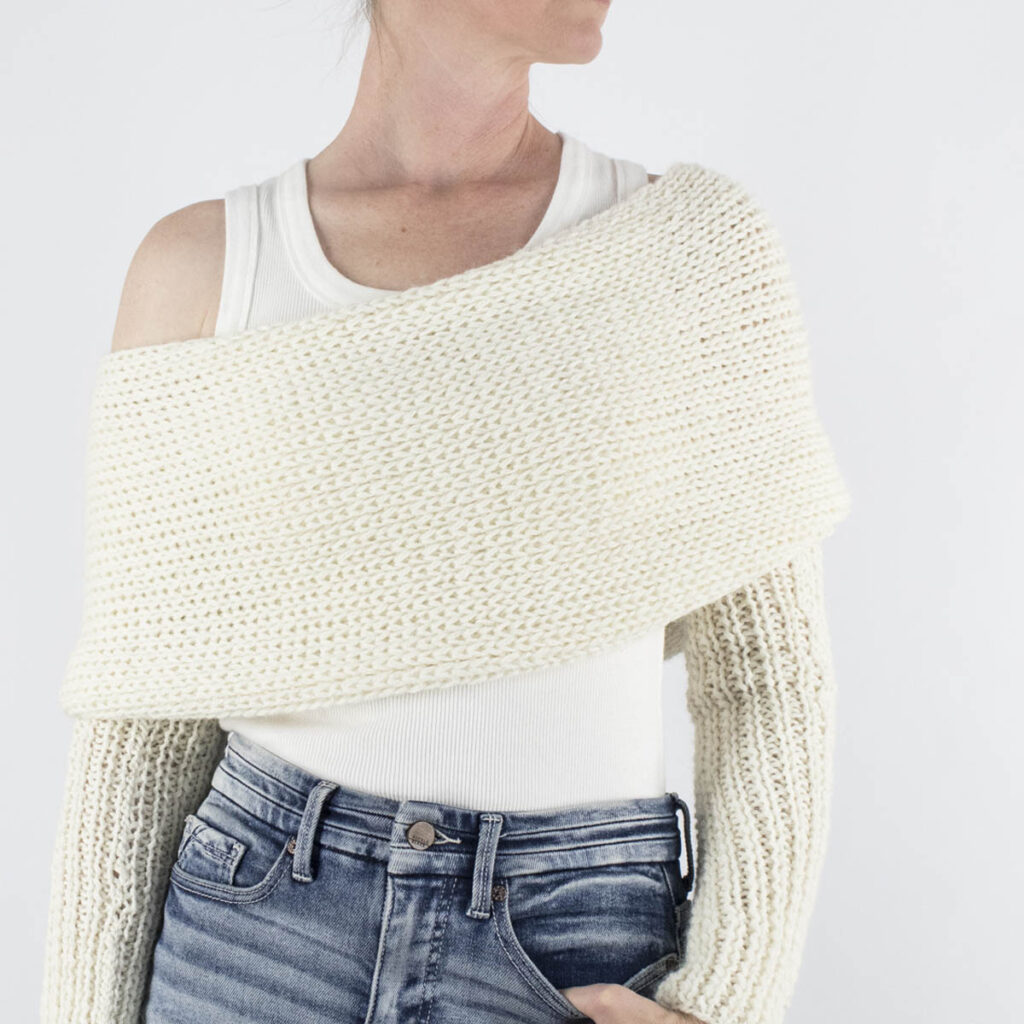 Squishiest Sweater Scarf Knitting Pattern : Brome Fields
