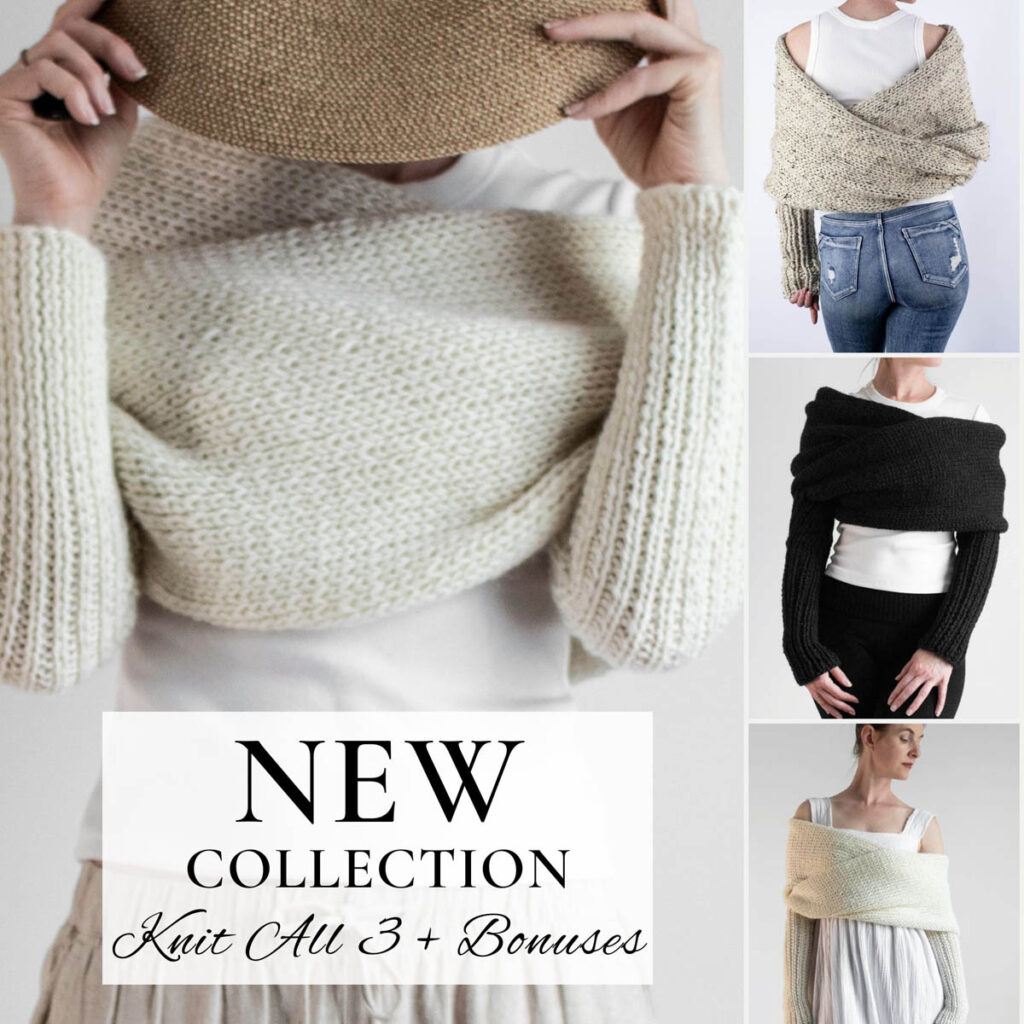 You Can Knit This! Sweater Scarf Knitting Pattern Collection : Brome Fields