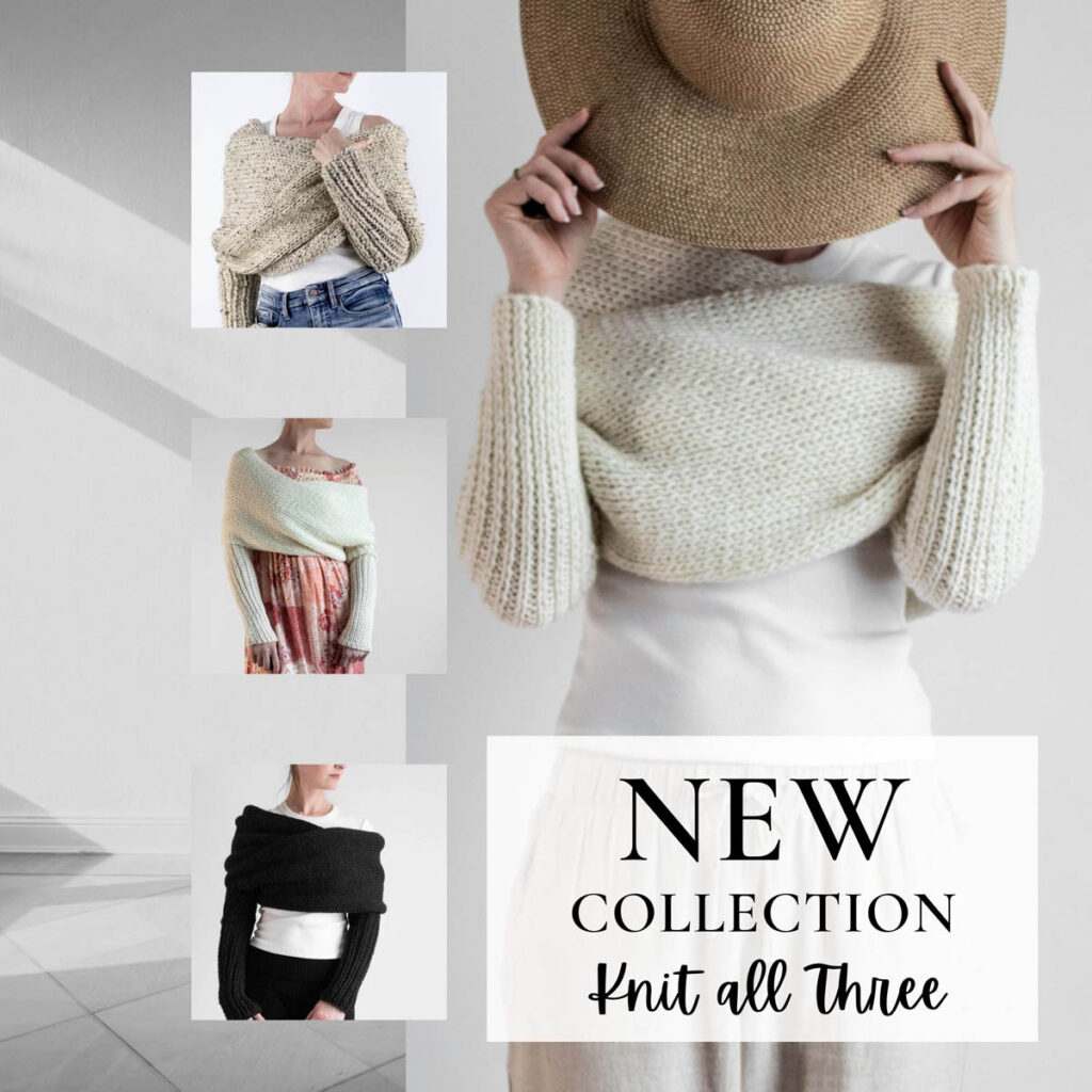 You Can Knit This! Sweater Scarf Knitting Pattern Collection : Brome Fields