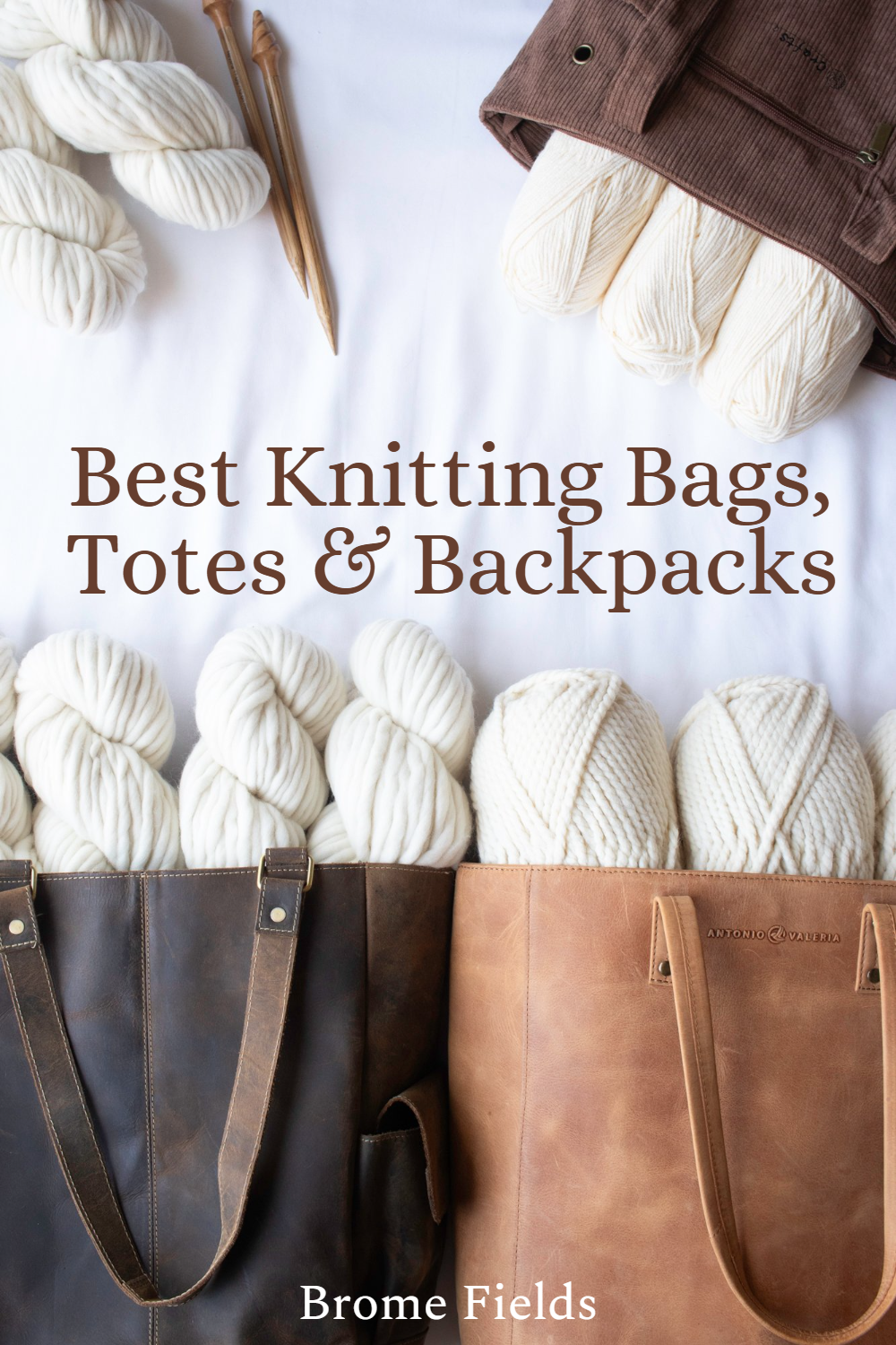 Best Knitting Bags, Totes & Backpacks for Yarn Storage and Travel